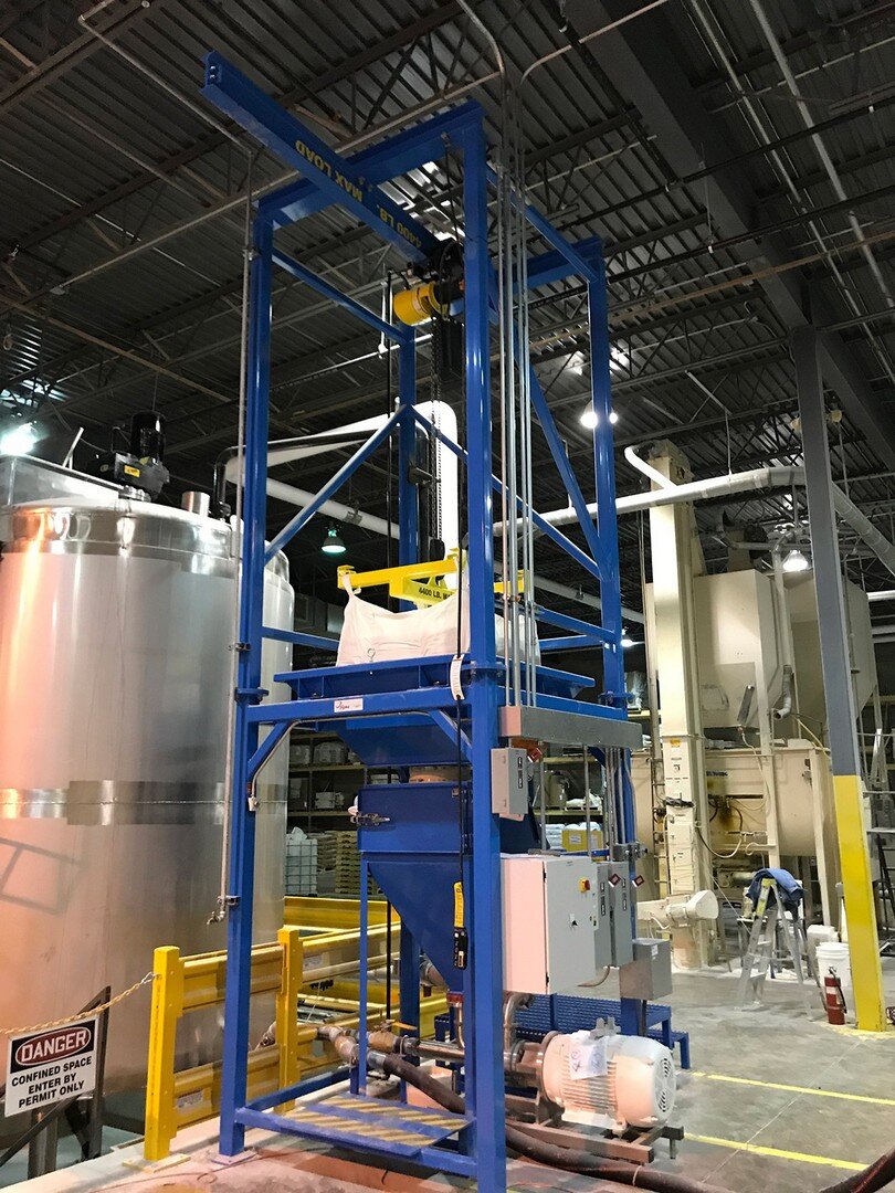 Bag Dump Stations for Safe and Efficient Bag Handling